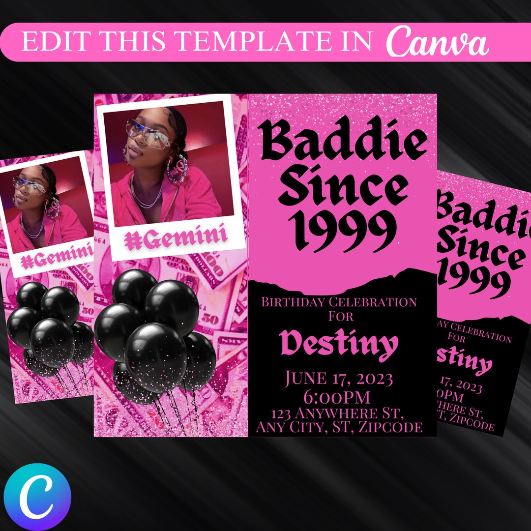 Editable Birthday Flyer, Birthday Celebration Template, Birthday ...