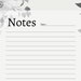 Printable Notebook, Downloadable Notebook, Floral Notebook, Notebook ...