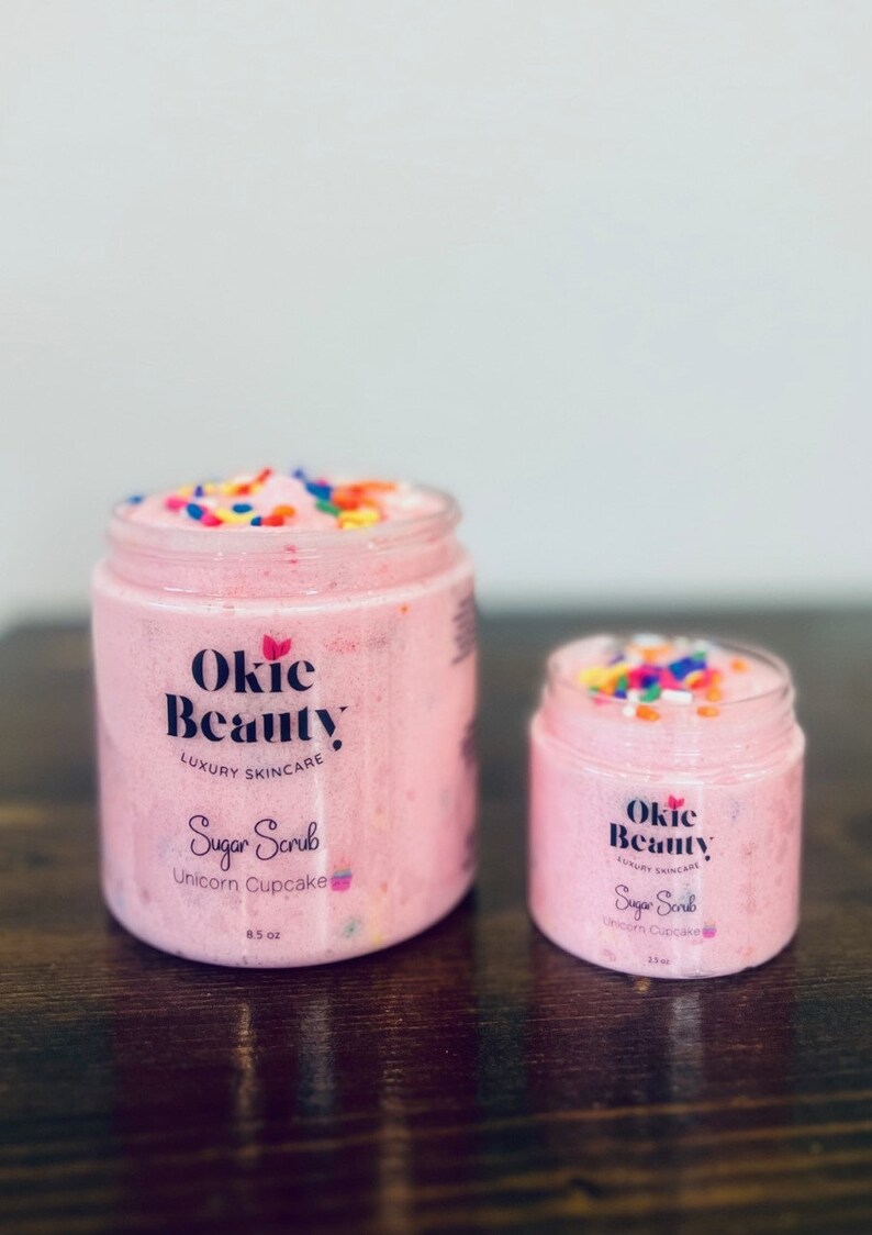 Sugar Rush Pink Birthday Cake Organic Sugar Scrub Body Polish - Etsy