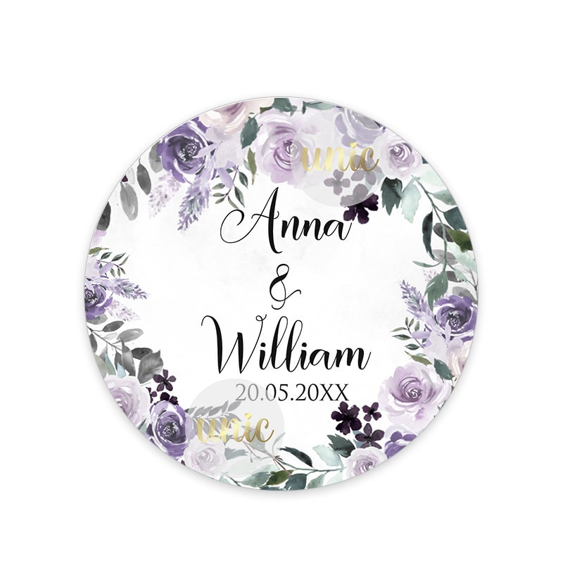 Custom Wedding Stickers Personalized Wedding Labels Stickers Thank You ...