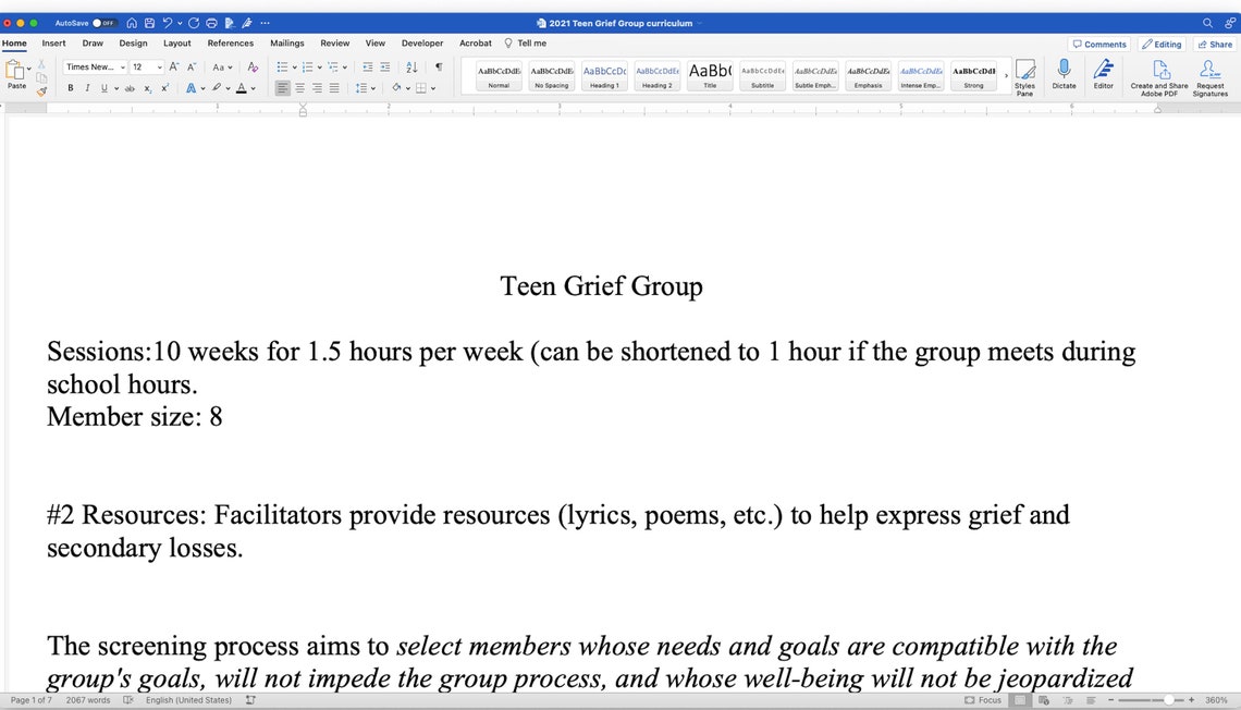 Teen Grief Group Curriculum And Screening 7 Pages Etsy teen-grief-group-curriculum-and-screening-7-pages-etsy