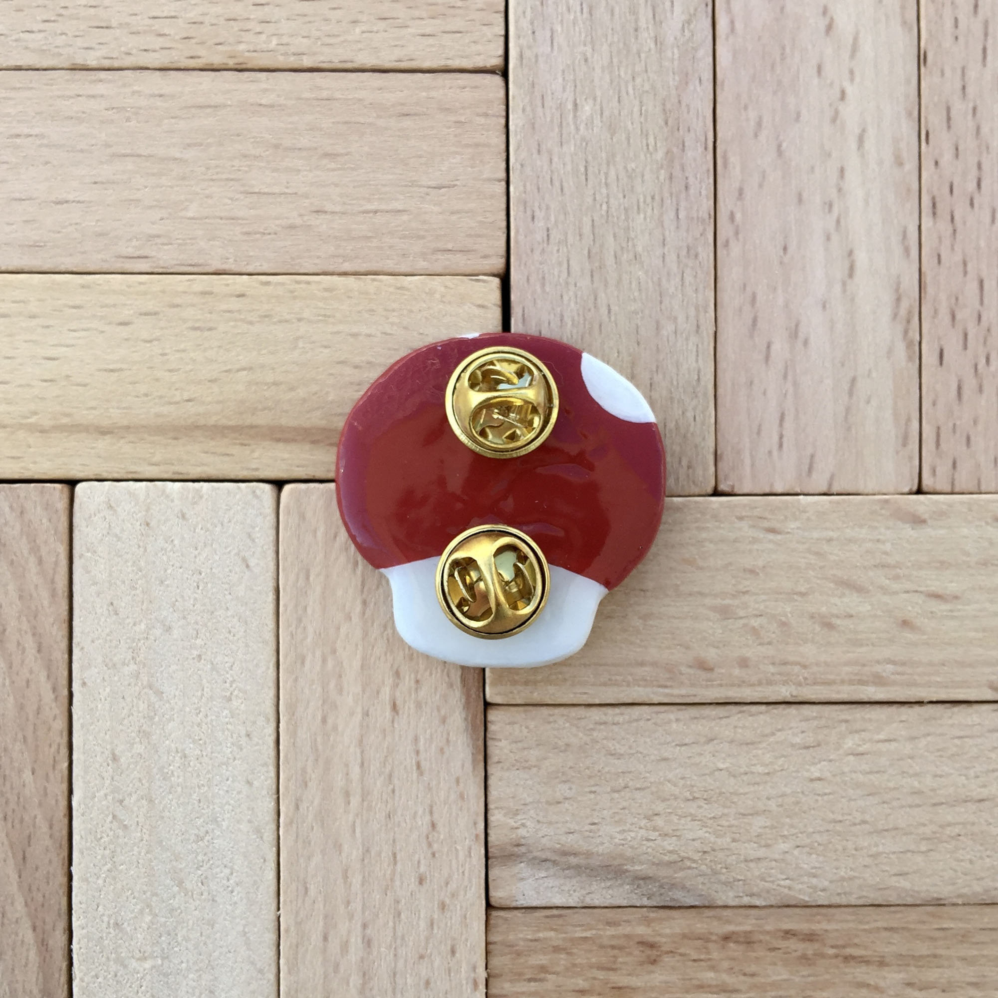 Mushrooms Clay Pin Brooch Handmade Air Dry Clay Gift - Etsy