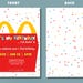 Mcdonald's Birthday Invitation Template (DIGITAL) - Etsy