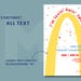 Mcdonalds Birthday Invitation TEMPLATE (digital) - Etsy