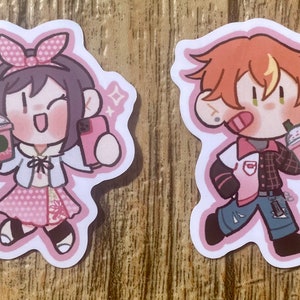 Project Sekai Sakura Ena Shinonome and Akito Shinonome Chibi Vinyl ...