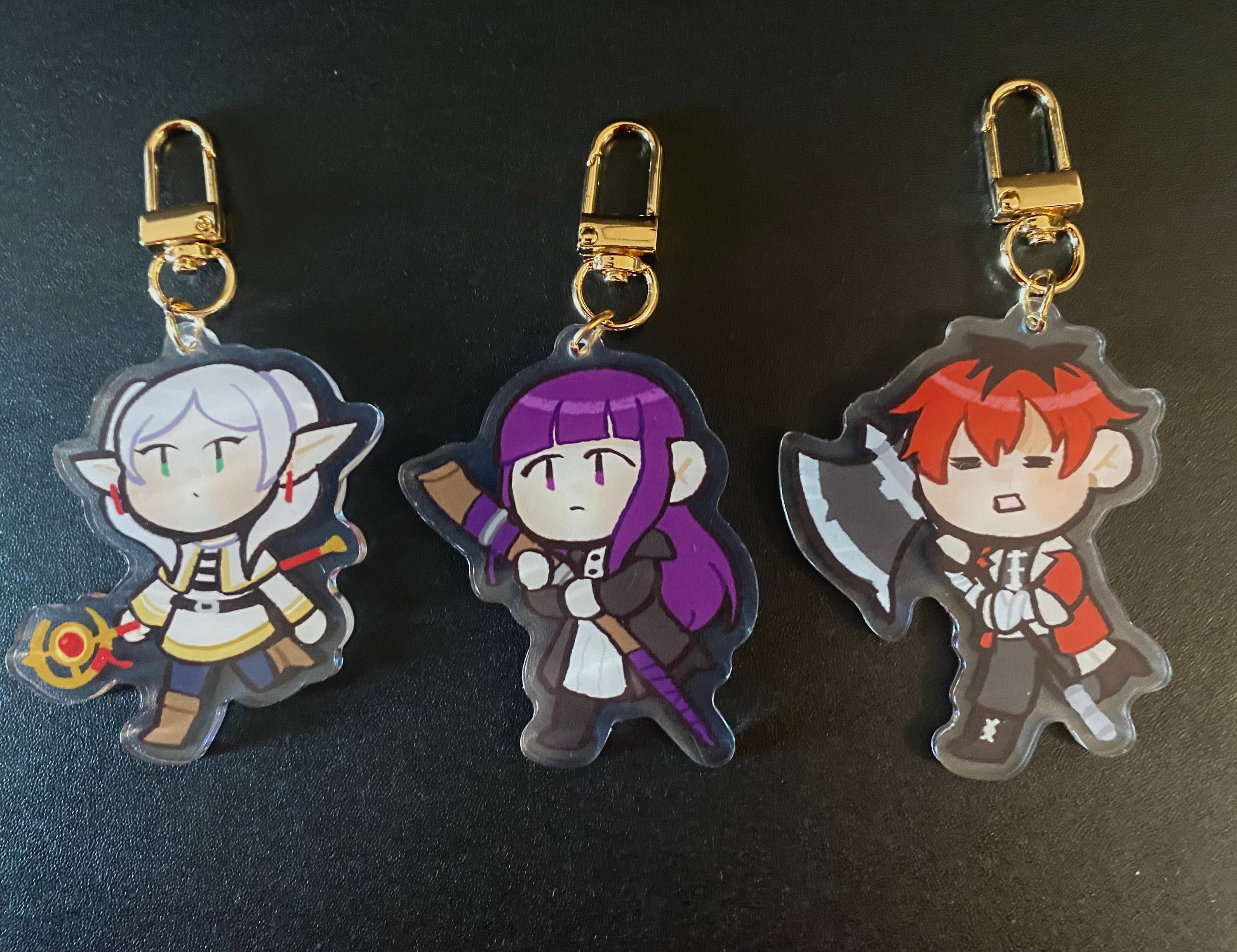 Frieren Beyond Journey's End Acrylic Keychains - Frieren, Fern, Stark ...