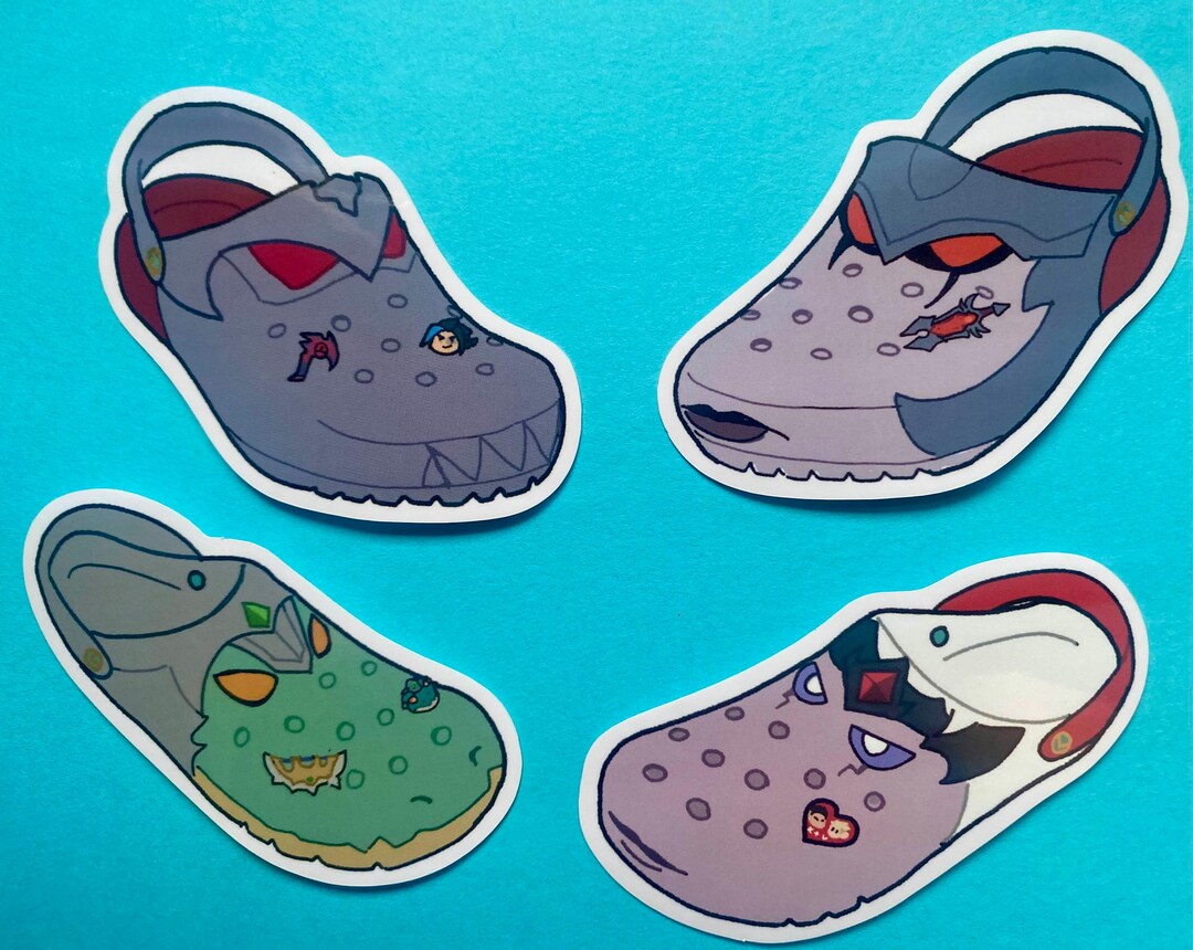 League of Legends Funny Cursed Shoe Stickers Aatrox, Renekton, Varus ...