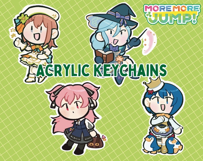 Project Sekai Keychains Vocaloid More More Jump Minori Hanasato Haruka ...