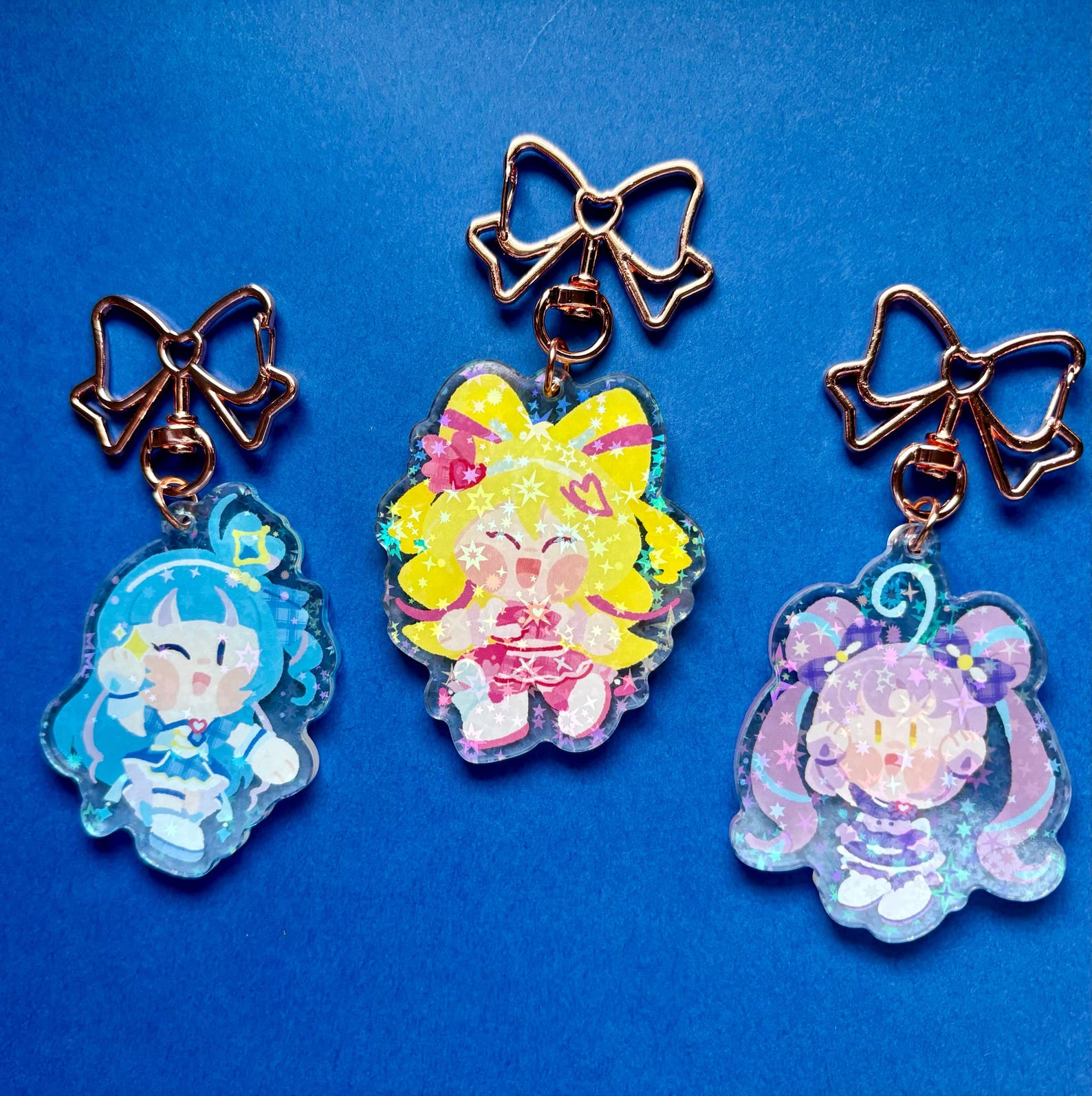 You and Idol Precure Acrylic Key Chain Cure Idol Cure Kyun Kyun Cure ...