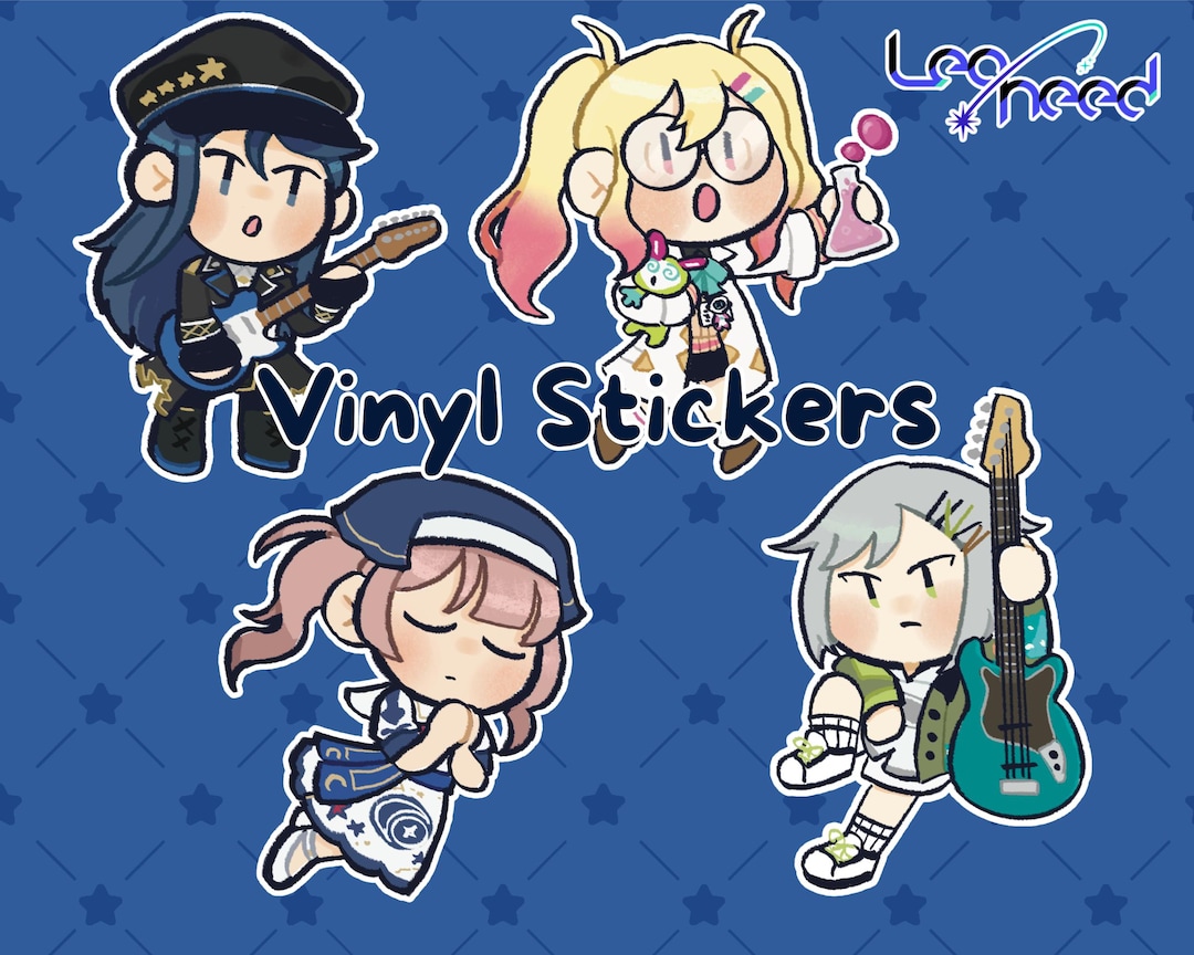 Project Sekai Leo/need Vinyl Stickers - Ichika Hoshino, Saki Tenma ...