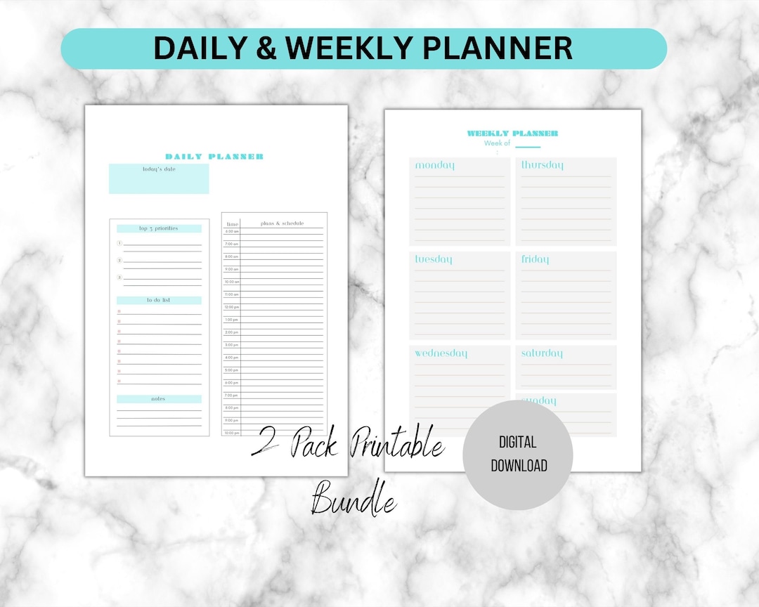 Perfect Planner to Organize Your Daily Life. Perfect Planner for Busy ...