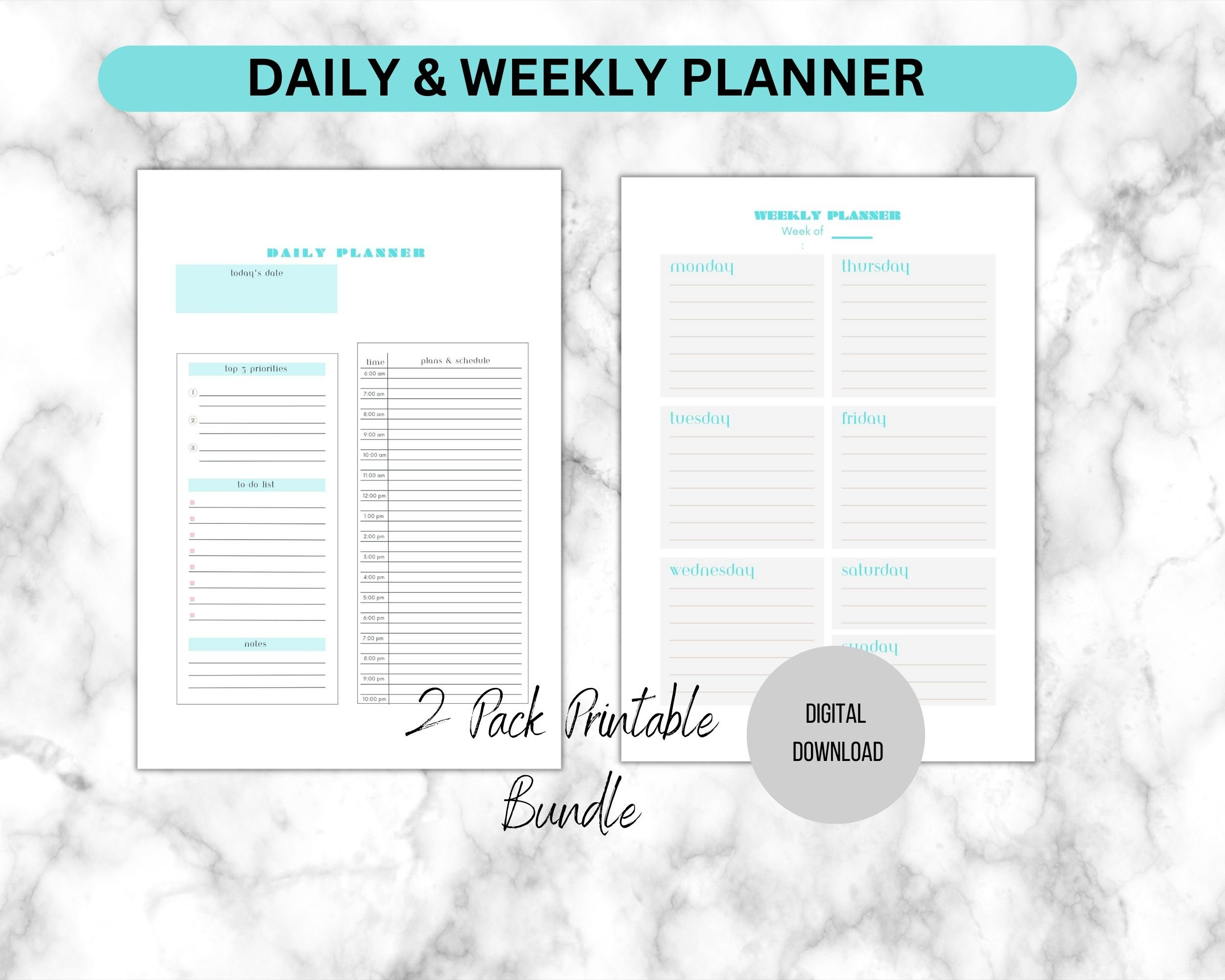 Perfect Planner to Organize Your Daily Life. Perfect Planner for Busy ...