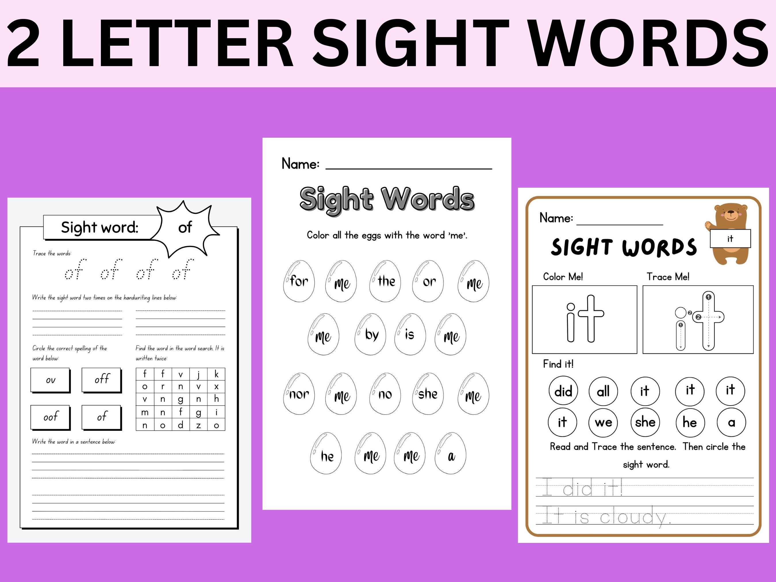 Sight Words Flashcards Printable Sight Word 2 Letter Sight Words Sight Words Flashcards Printable Sight Word 2 Letter Sight Words
