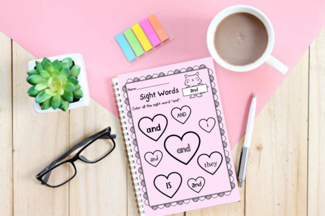 Printable Trace Sight Word Flashcards for Beginner - Etsy