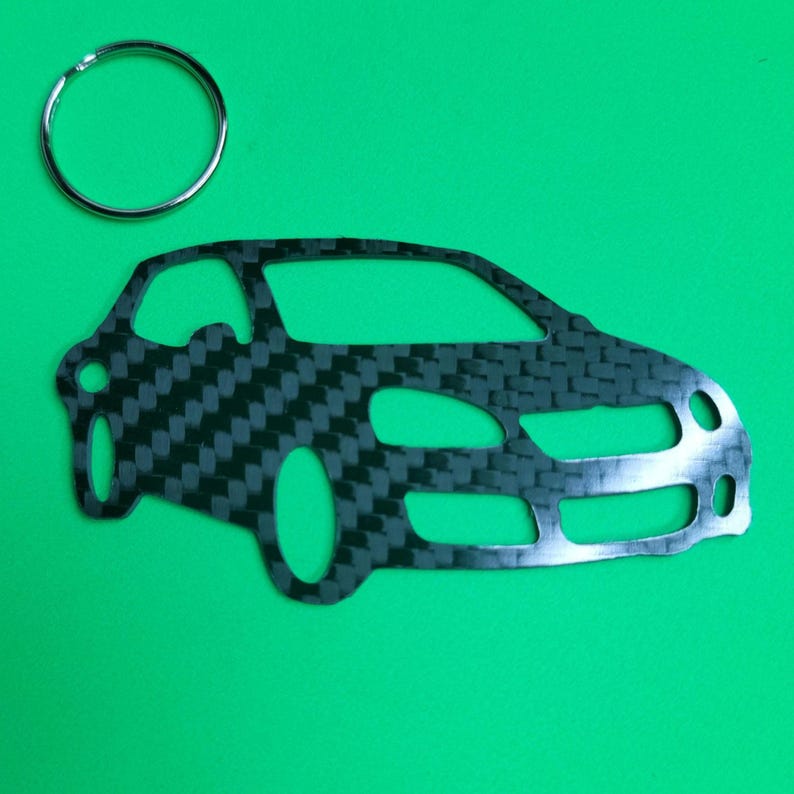 Carbon Fiber for VW Golf Mk6 GTI 2009 2012 Inspired Keychain Lanyard 3d ...