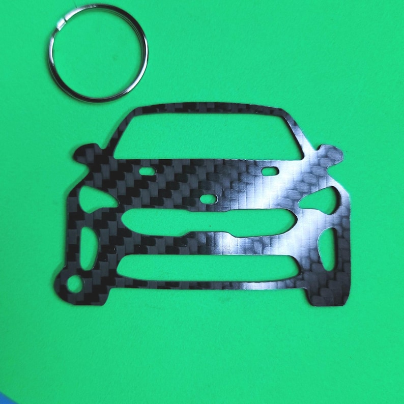 Carbon Fiber for Kia Stinger (2018-2020) Inspired Keychain Lanyard ...