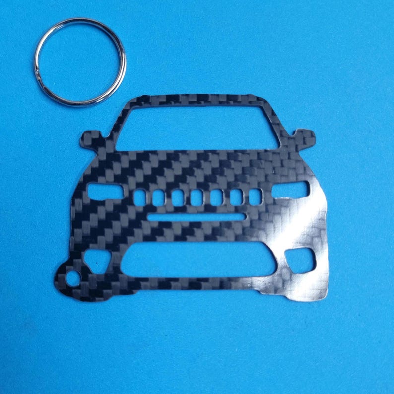 Carbon Fiber Jeep Grand Cherokee Keychain: SRT Trackhawk Inspired ...