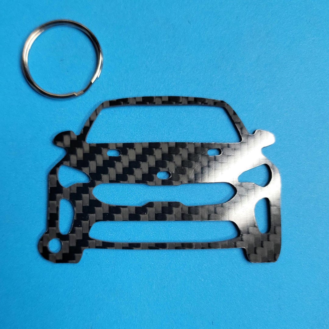 Carbon Fiber for Kia Stinger (2018-2020) Inspired Keychain Lanyard ...