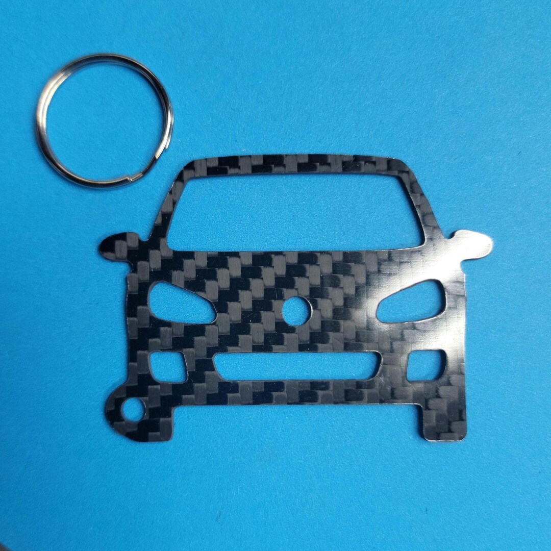 VW Golf Mk6 GTI Carbon Fiber Keychain: Glossy Twill Lanyard - Etsy