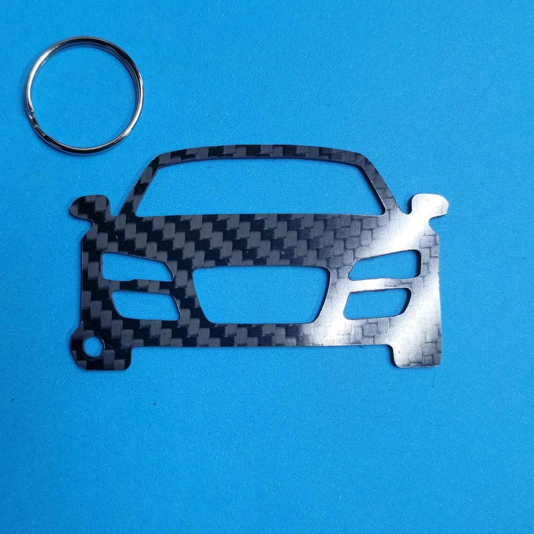 Audi R8 Carbon Fiber Keychain: Glossy Twill Design - Etsy