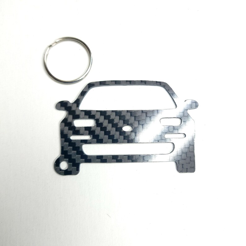 Toyota MR2 SW20 Carbon Fiber Keychain: Glossy Twill Lanyard - Etsy