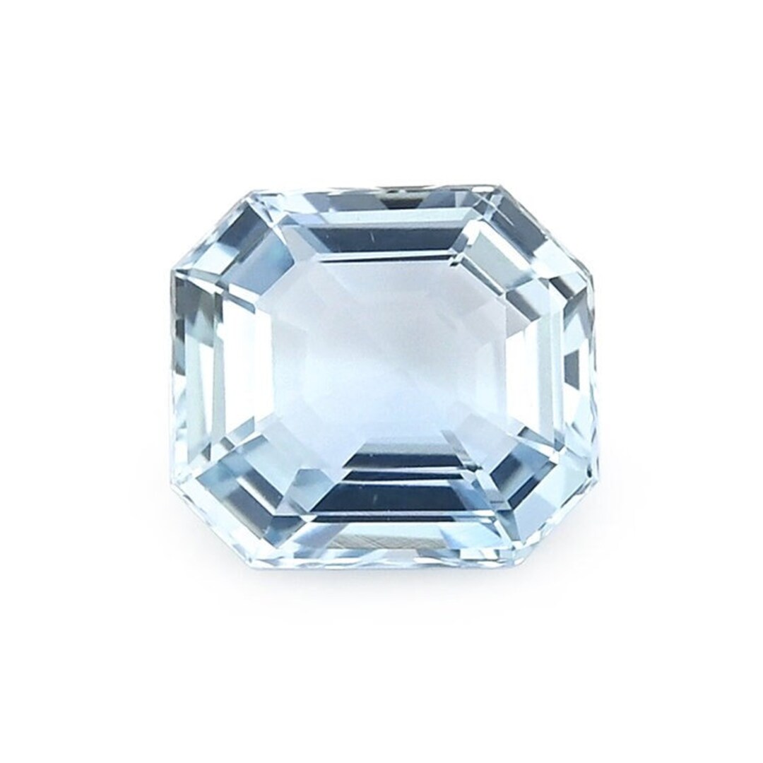 Natural Aquamarine, 2.47 Carat, Eye Clean, Emerald Shape, Loose ...