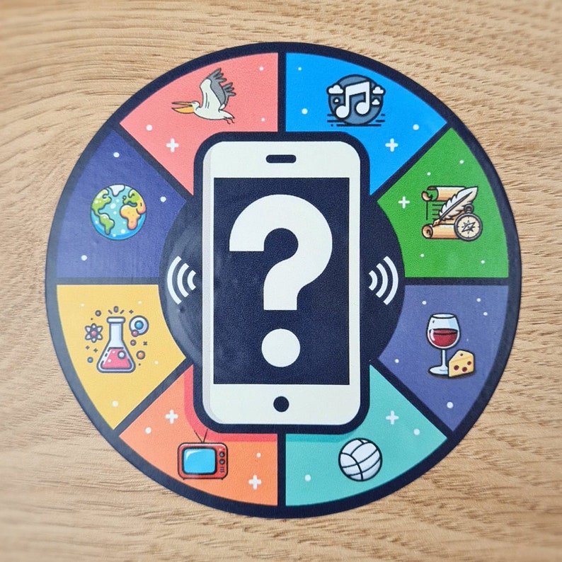 Random Quiz Question Kitchen Wall Sticker 10cm Waterproof - Men's Tech ...