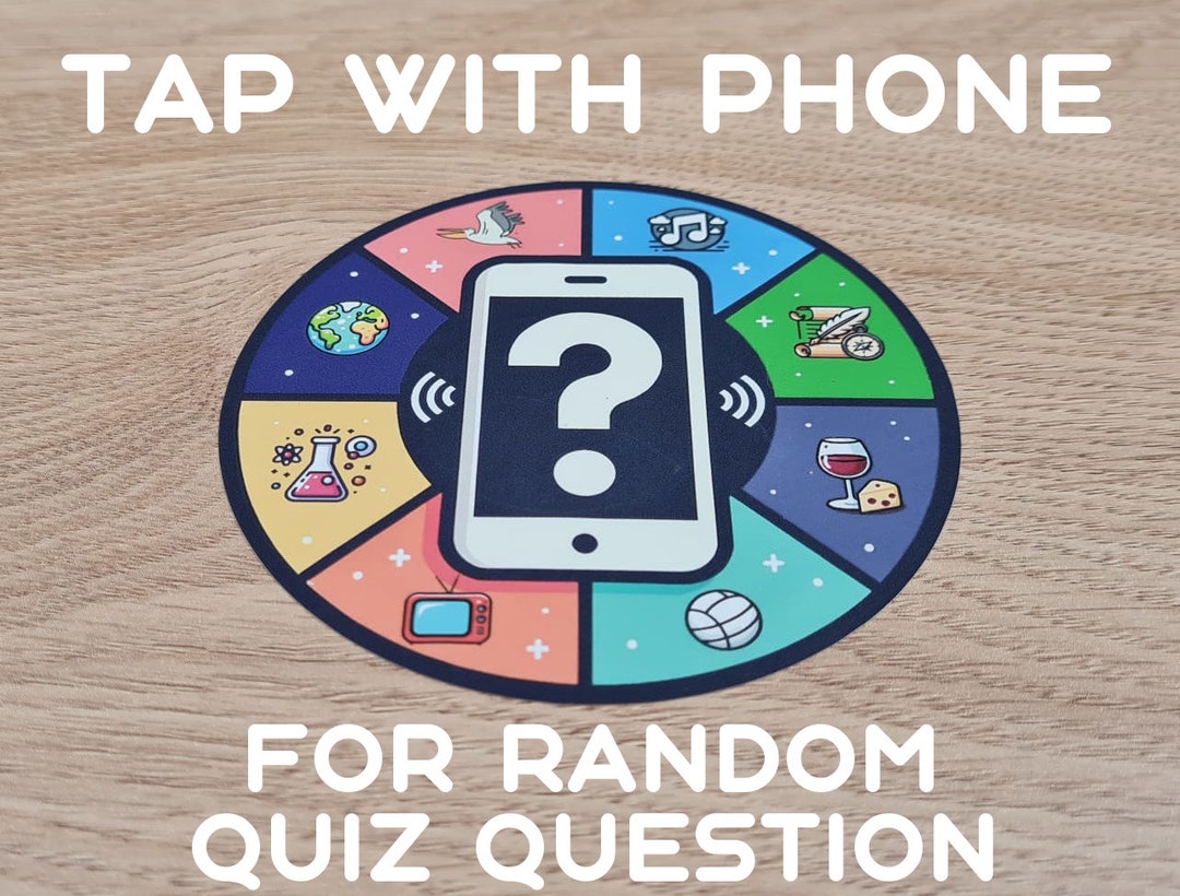 Random Quiz Question Kitchen Wall Decal Sticker 10cm - Etsy UK