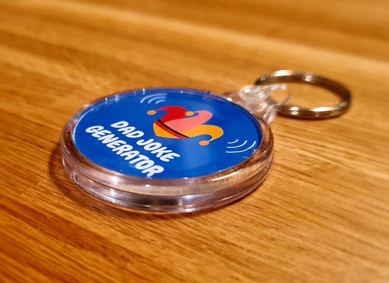 Random Dad Joke Generator Smart Keyring NFC Gadget Unique Tap With ...