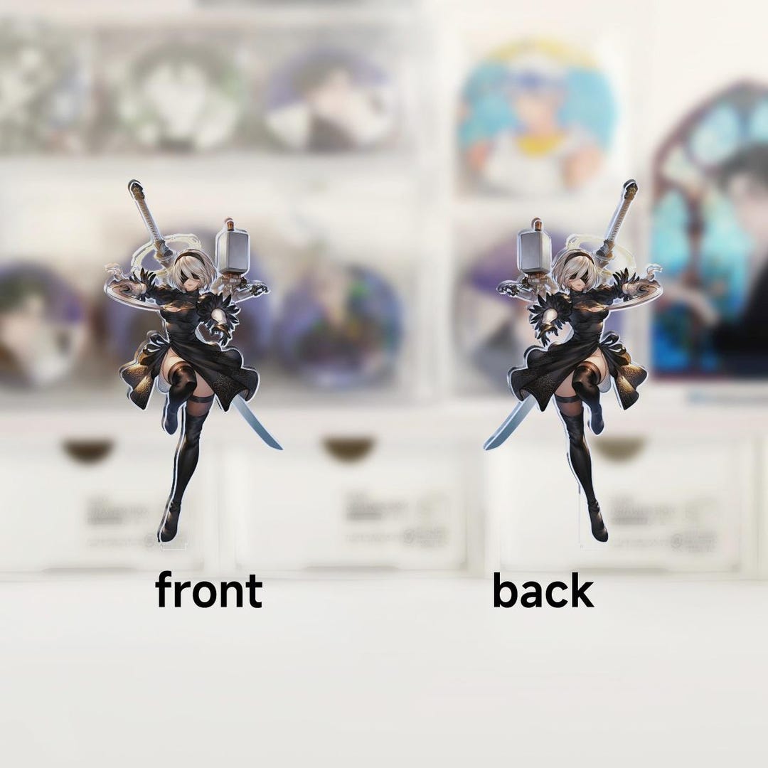 Nier 2b Granblue Fantasy Vers. Acrylic Standee- Made to Order - Etsy