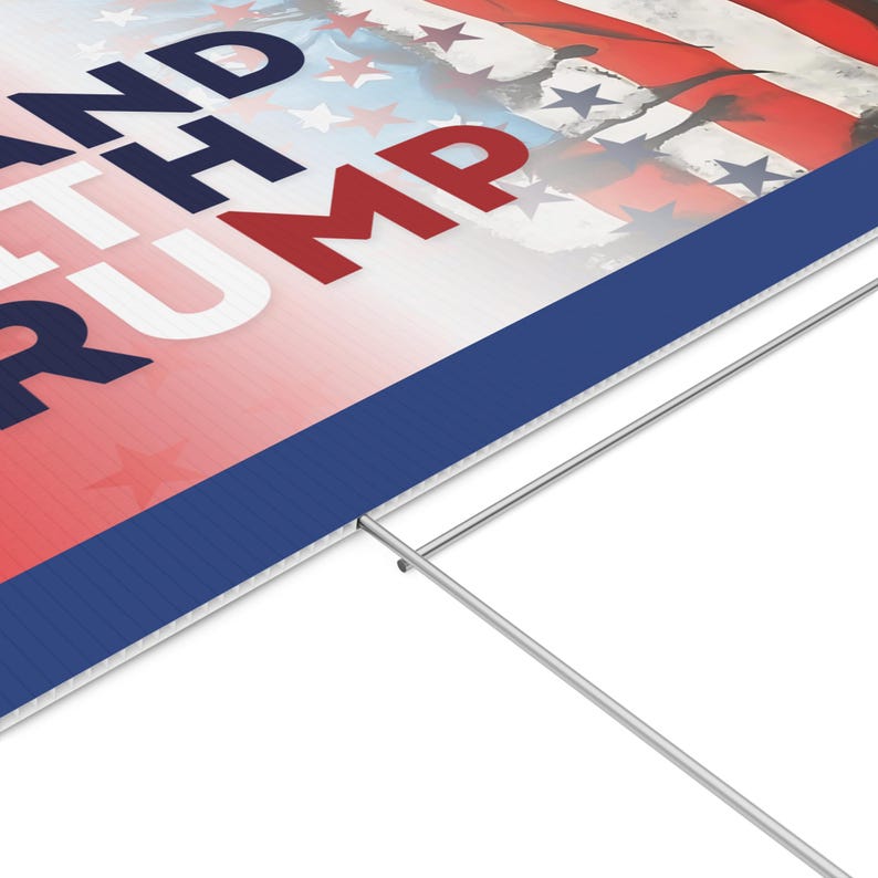 Trump 2024 Yard Sign, Make America Great Presidential Election ...