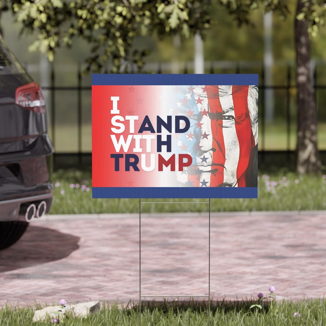Trump 2024 Yard Sign, Make America Great Presidential Election ...