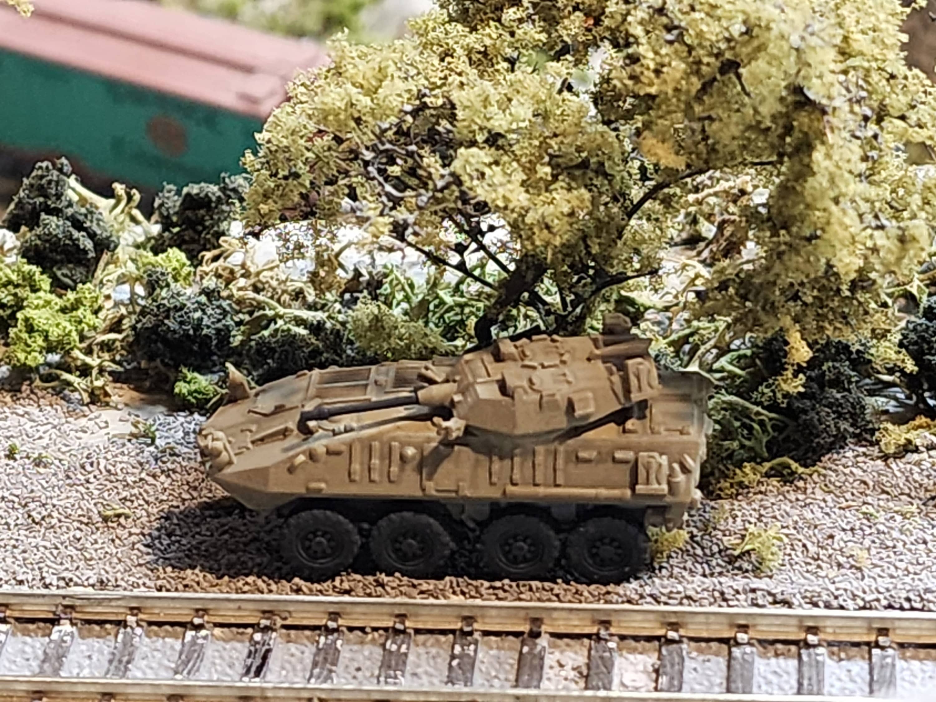 HO Scale 1:87 USMC Lav-25 3d Printed and Hand Painted US Marines Od ...