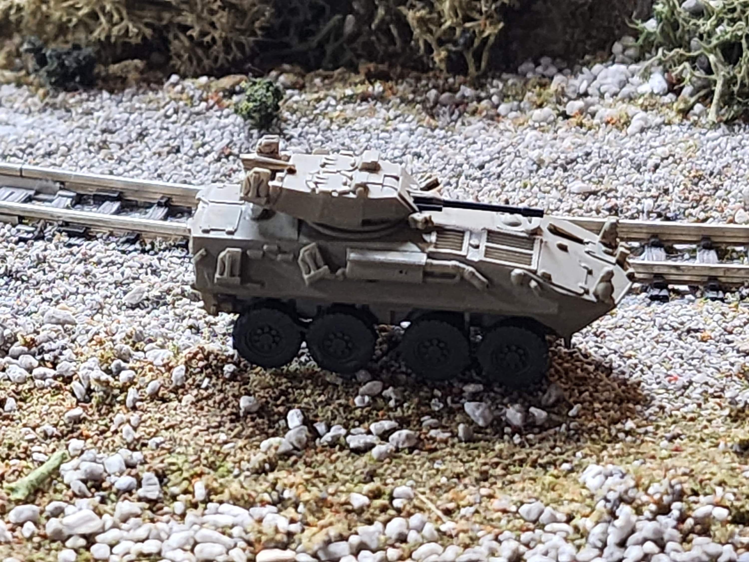 HO Scale 1:87 USMC Lav-25 3d Printed and Hand Painted US Marines Od ...