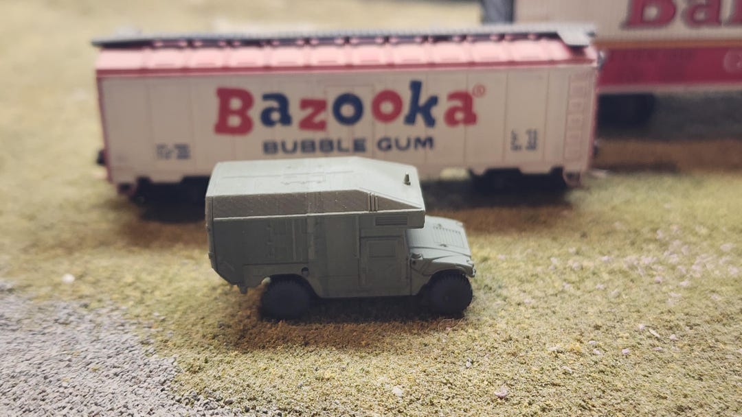 N Scale 1:160 HMMWV Humvee Hummer Ambulance - US Army OD Green - Etsy