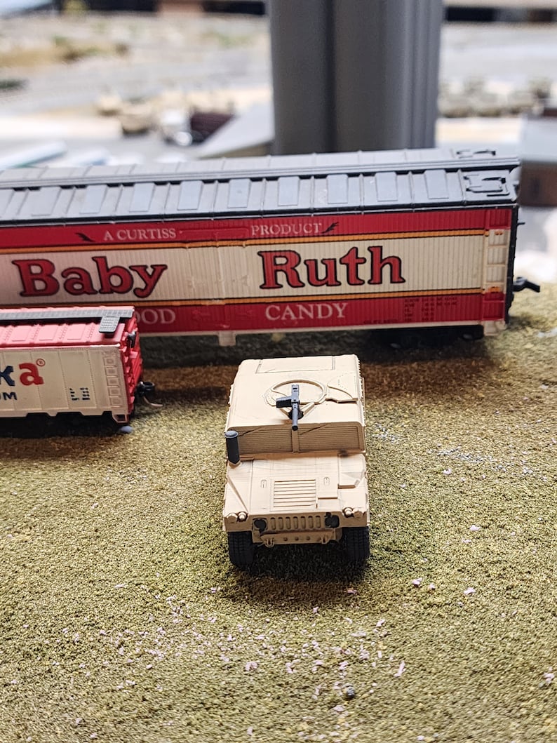 HO Scale 1:87 HMMWV Hummer US Army Desert Camo .50 Cal Machine Gun - Etsy