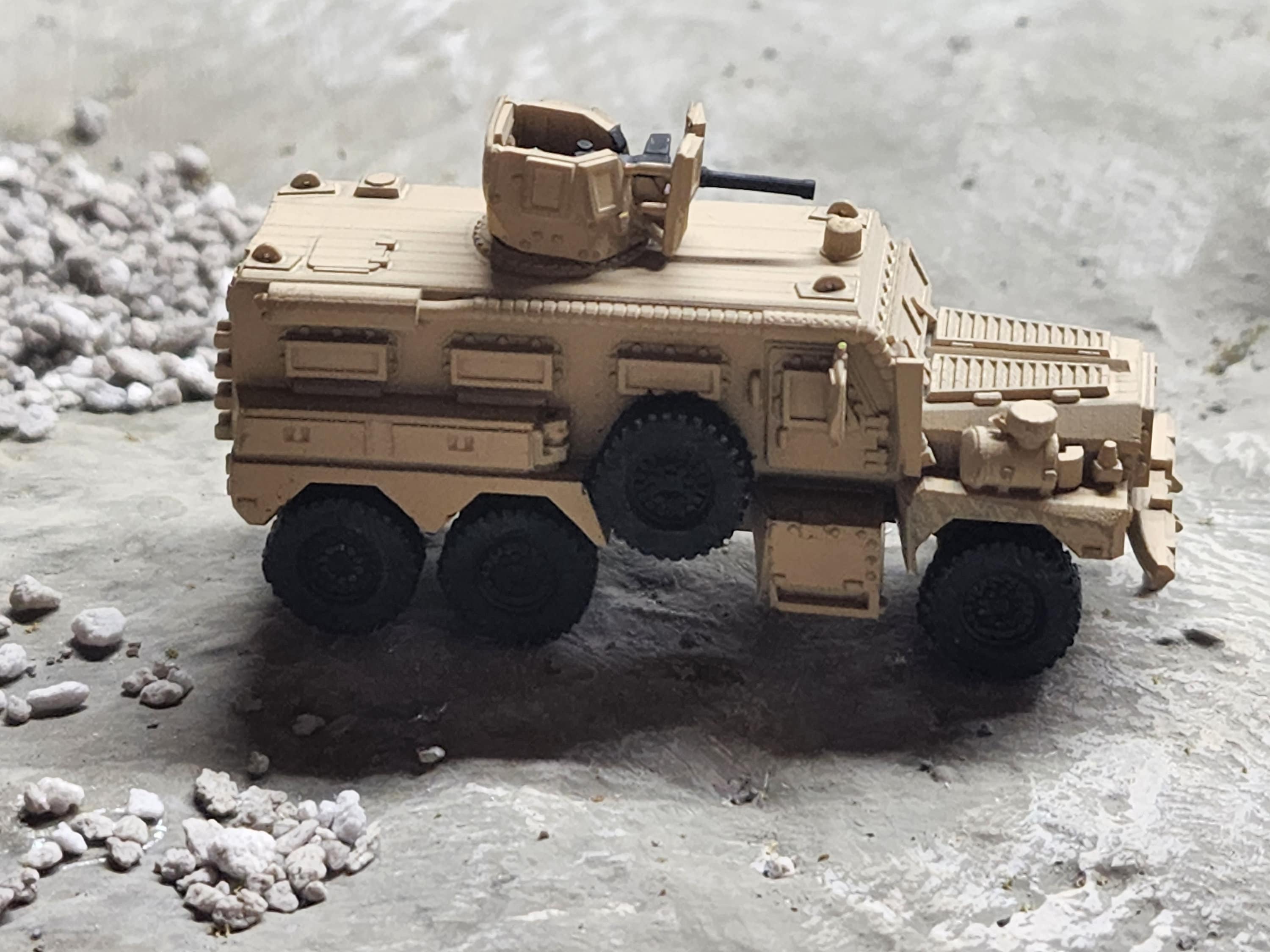N Scale 1:160 Cougar 6x6 MRAP 3D Printed and Hand Painted US Army ...