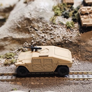 HO Scale 1:87 HMMWV Hummer US Army Desert Camo .50 Cal Machine Gun - Etsy