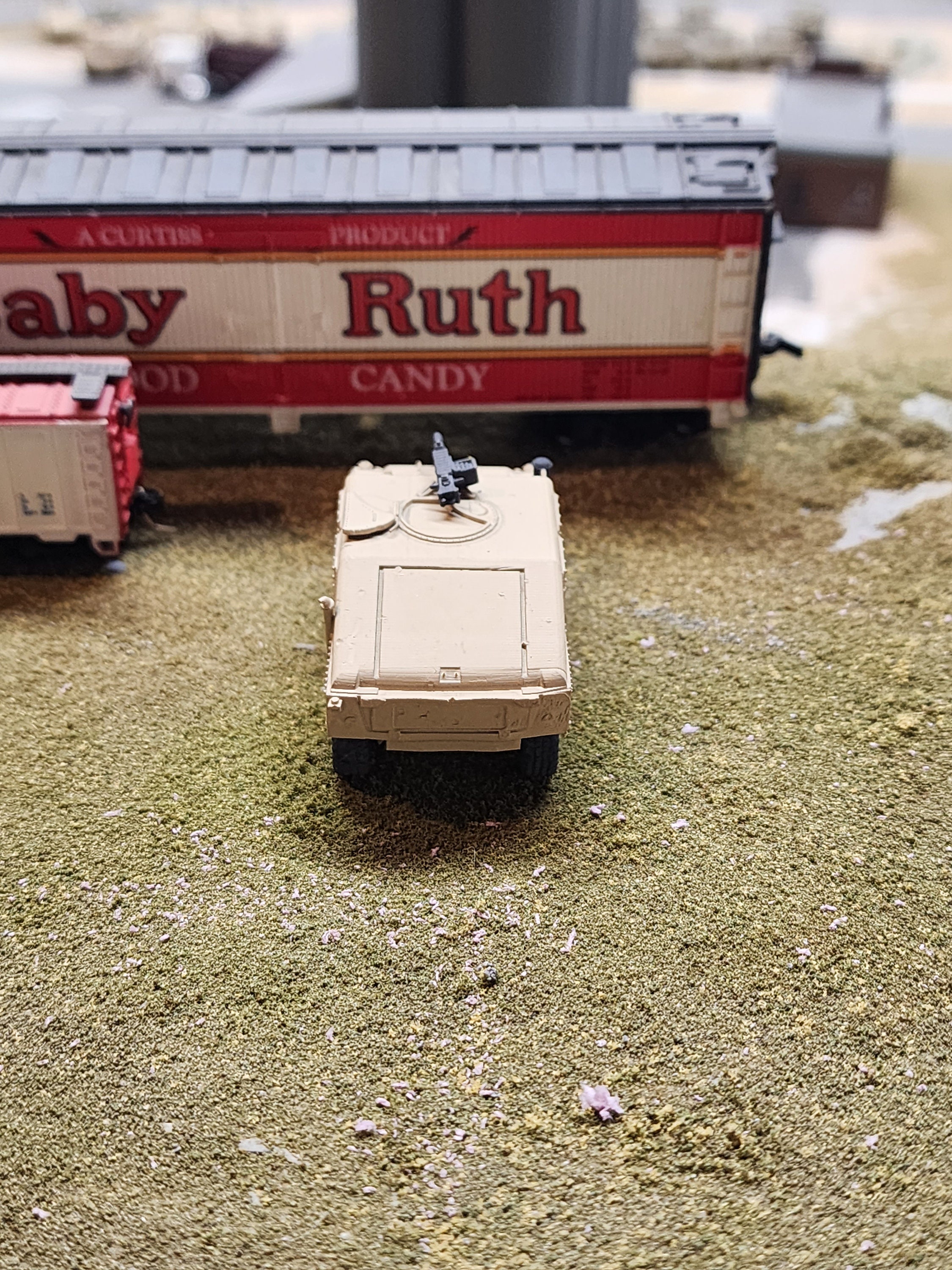 HO Scale 1:87 HMMWV Hummer US Army Desert Camo Mk-19 Grenade Launcher ...