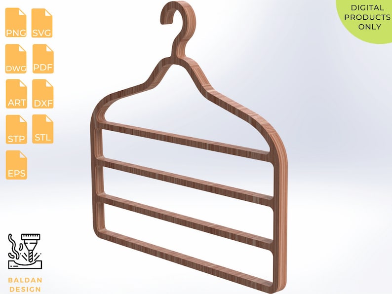 42 Pieces of Hanger Pack Digital File for CNC Machine, 42 Pieces Hanger ...