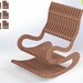 Rocking Chair CNC File for Wooden Furniture, Laser Cut Wooden File for ...