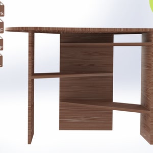 Working Table Plan CNC Digital File,dxf Cutting File for Working Table ...