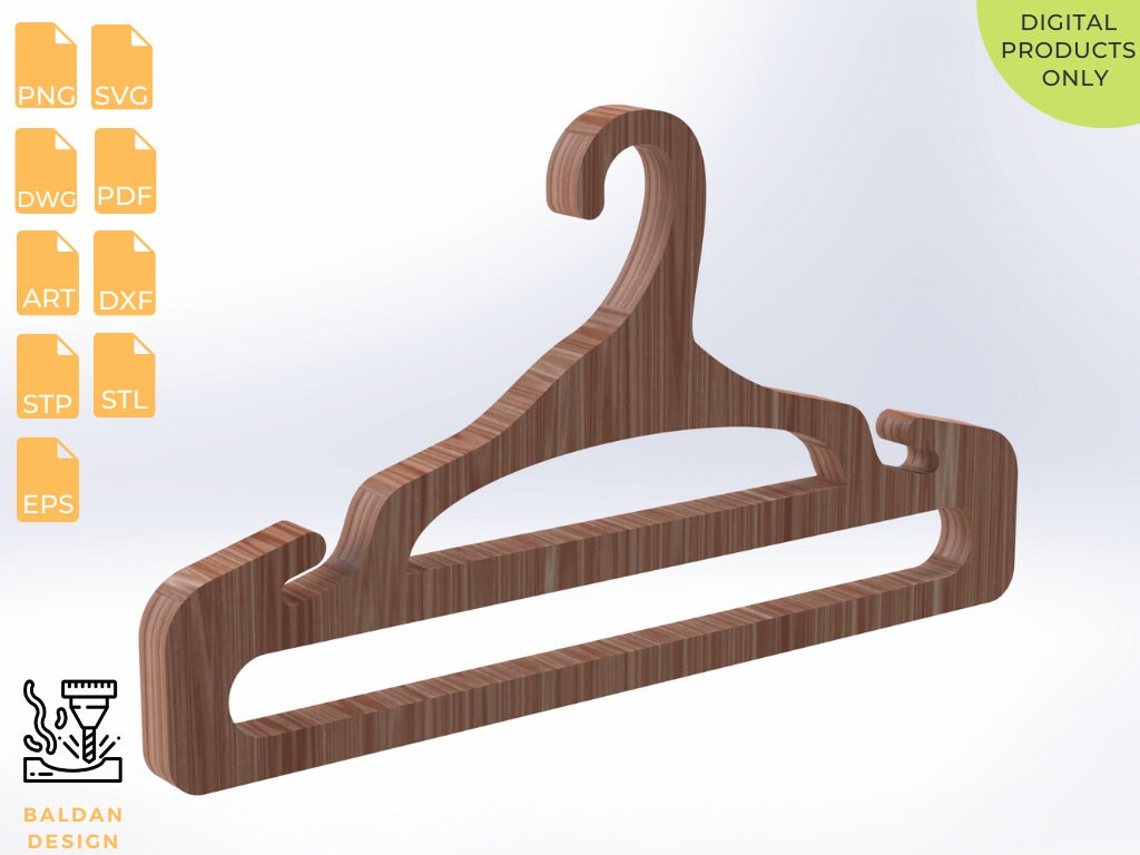 42 Pieces of Hanger Pack Digital File for CNC Machine, 42 Pieces Hanger ...