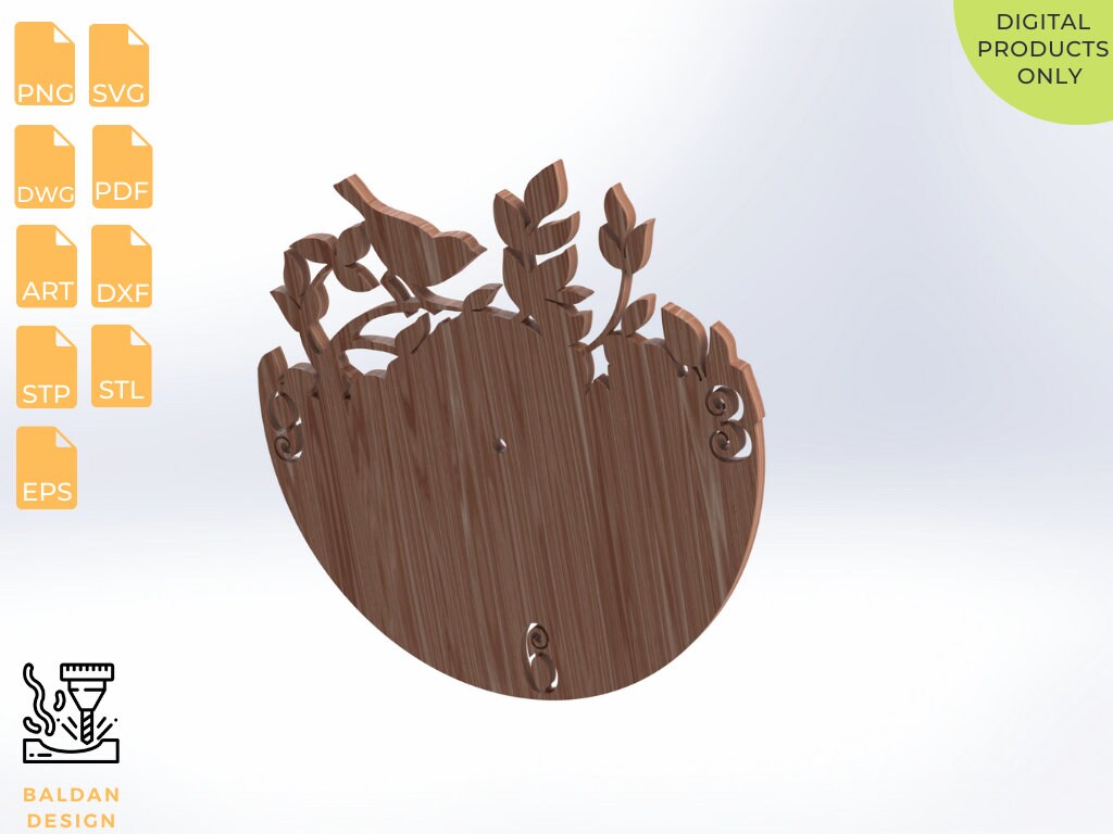 30 Pieces Set Wall Clock Digital Files,wall Clock Designs for CNC ...