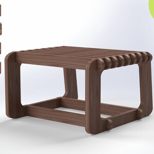 2 Stooles Design for Milling, CNC Design for Wooden Do It Yourself ...