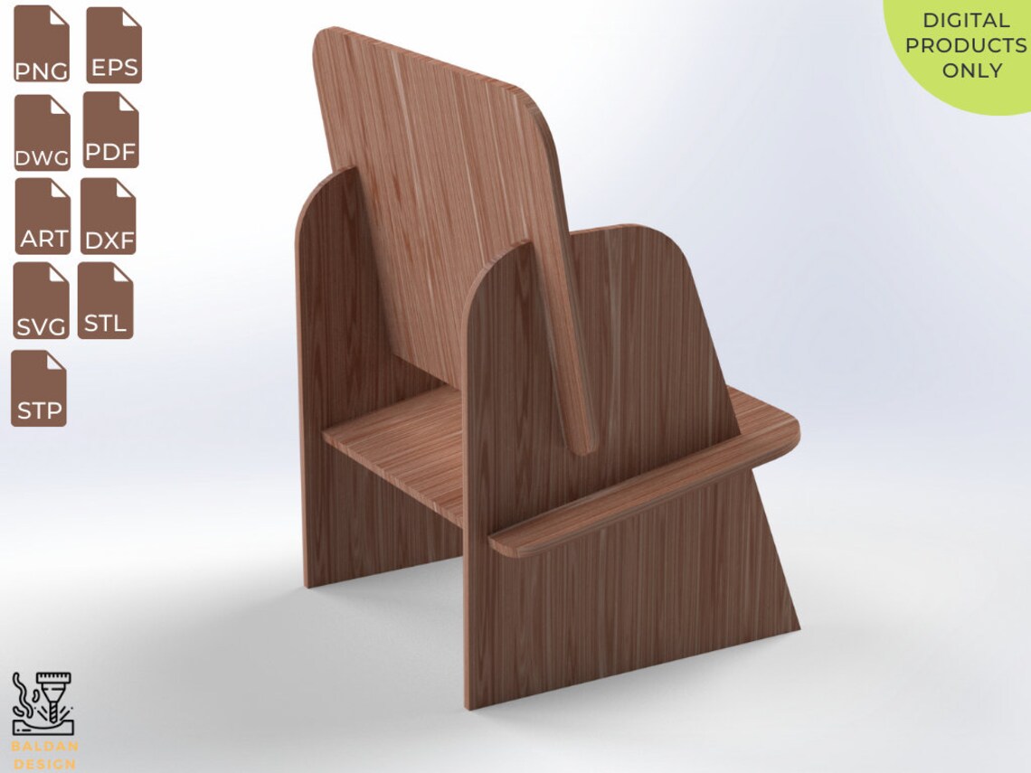 CNC Furniture File,interlocking Chair for Child,furniture DXF File ...