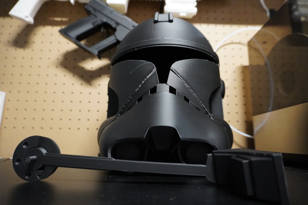 Captain Rex Helmet Replica - Star Wars: the Clone Wars 3D Printed Kit ...
