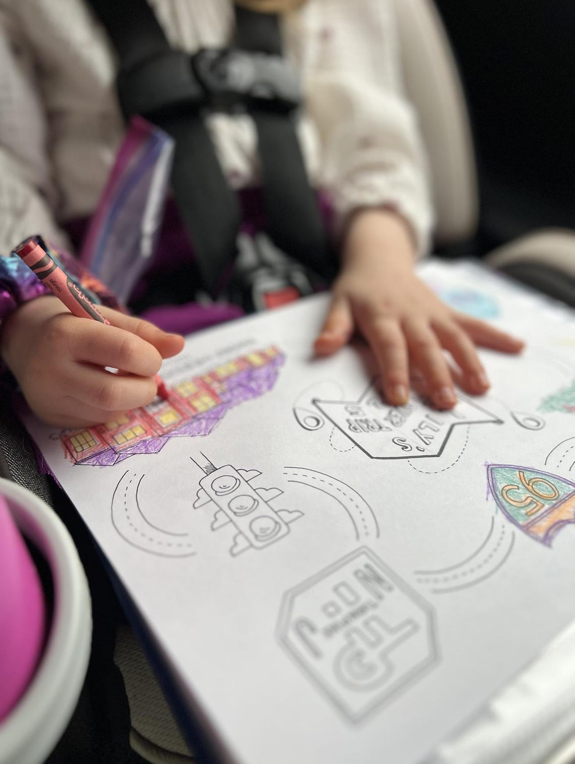 10 TRAVEL POINTS Personalized, Hand Drawn Road Map for Kids - Etsy