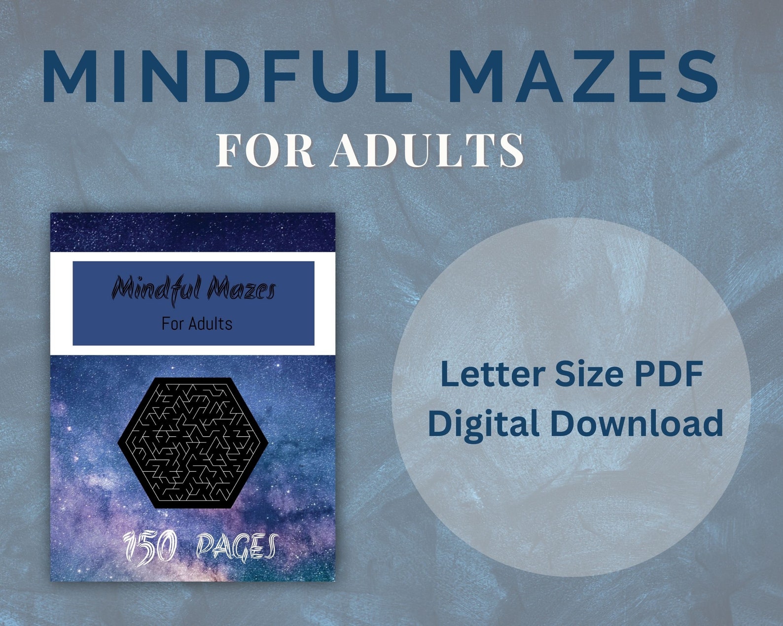 Mindful Mazes for Adults: A Meditative Puzzle Book to Improve - Etsy