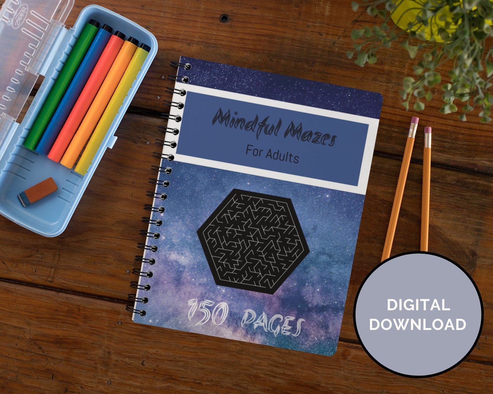 Mindful Mazes for Adults: A Meditative Puzzle Book to Improve - Etsy